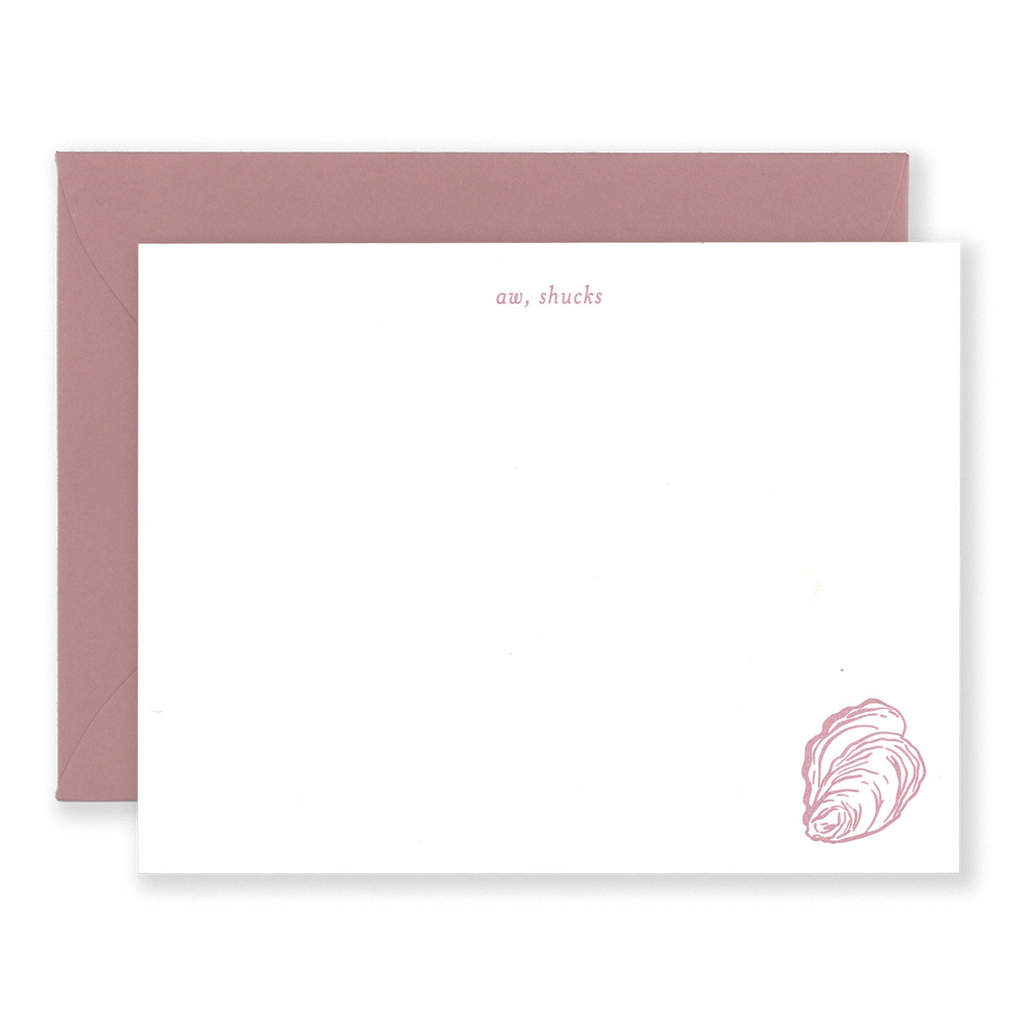 Aw, Shucks! Oyster Stationery Set – Lionheart Prints