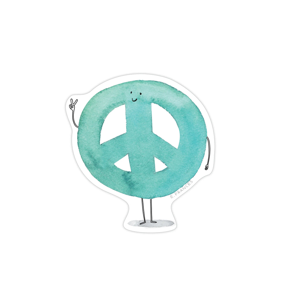 Peace Out Sticker – Lionheart Prints