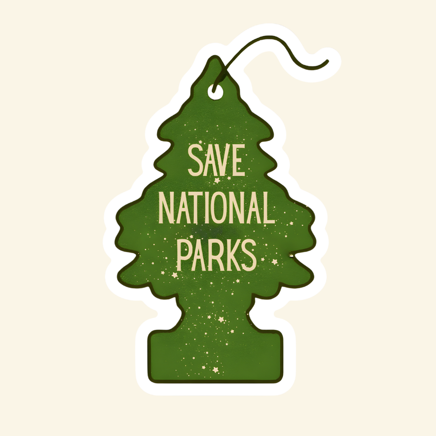 Save National Parks Sticker – Lionheart Prints