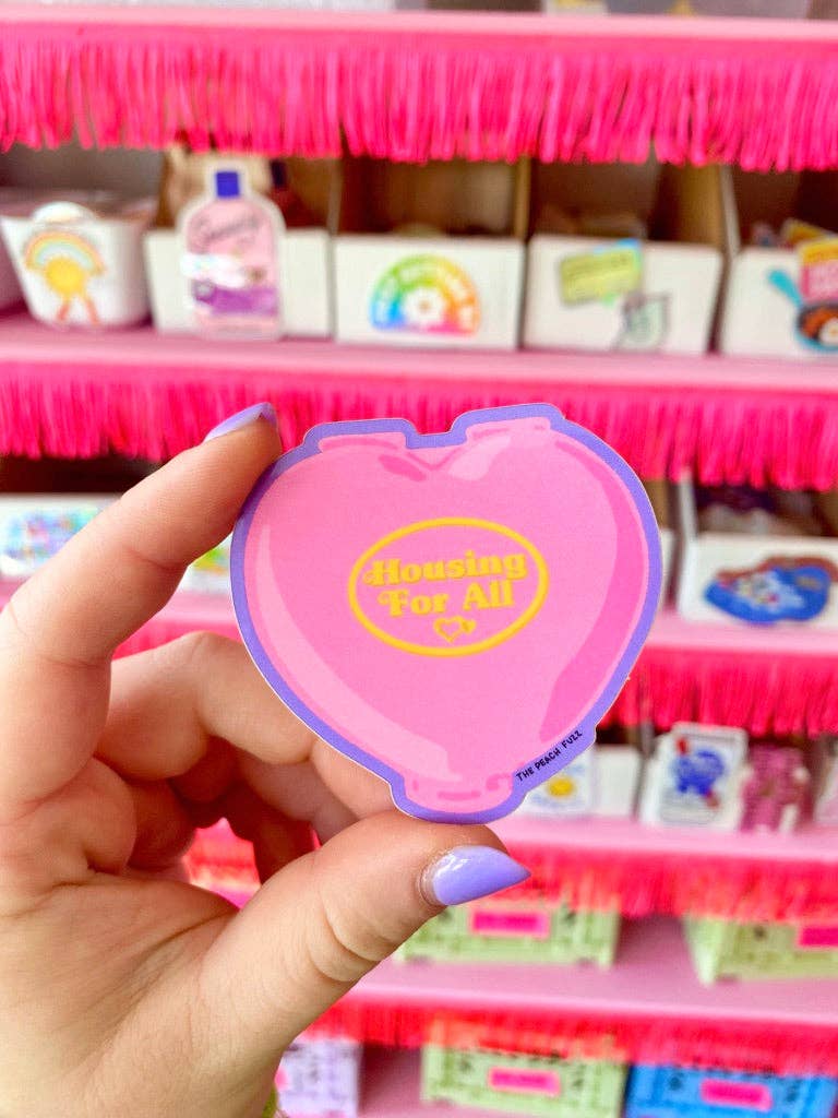 Housing For All Sticker – Lionheart Prints