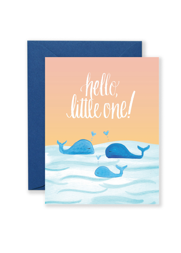 Hello Little One Greeting Card – Lionheart Prints
