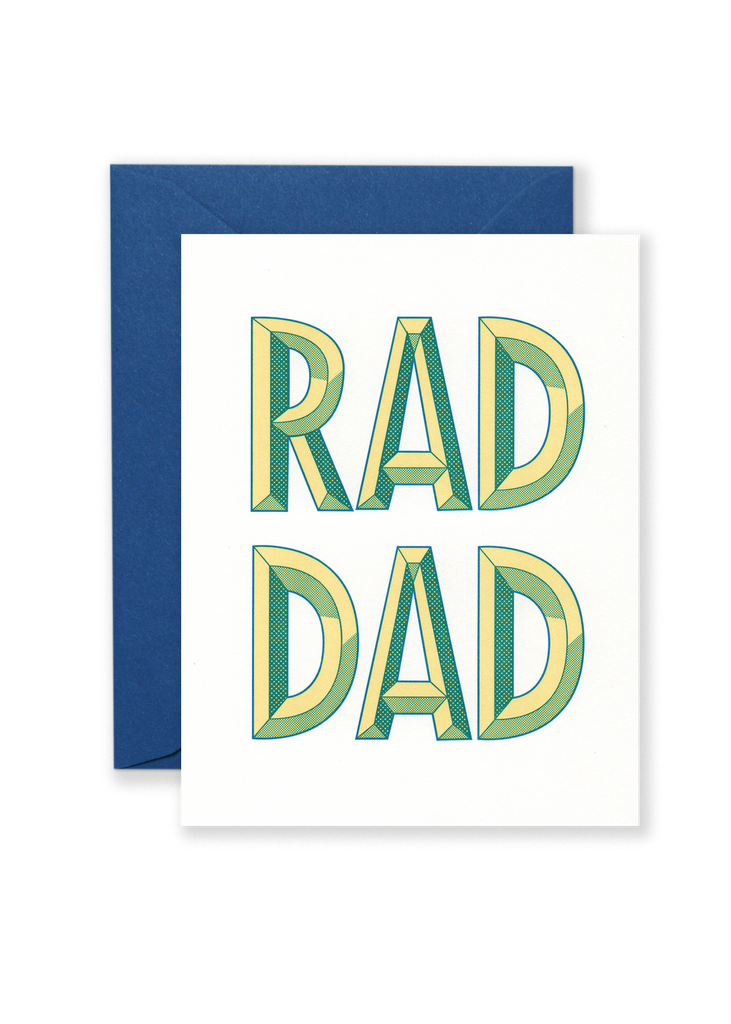 Rad Dad Greeting Card – Lionheart Prints