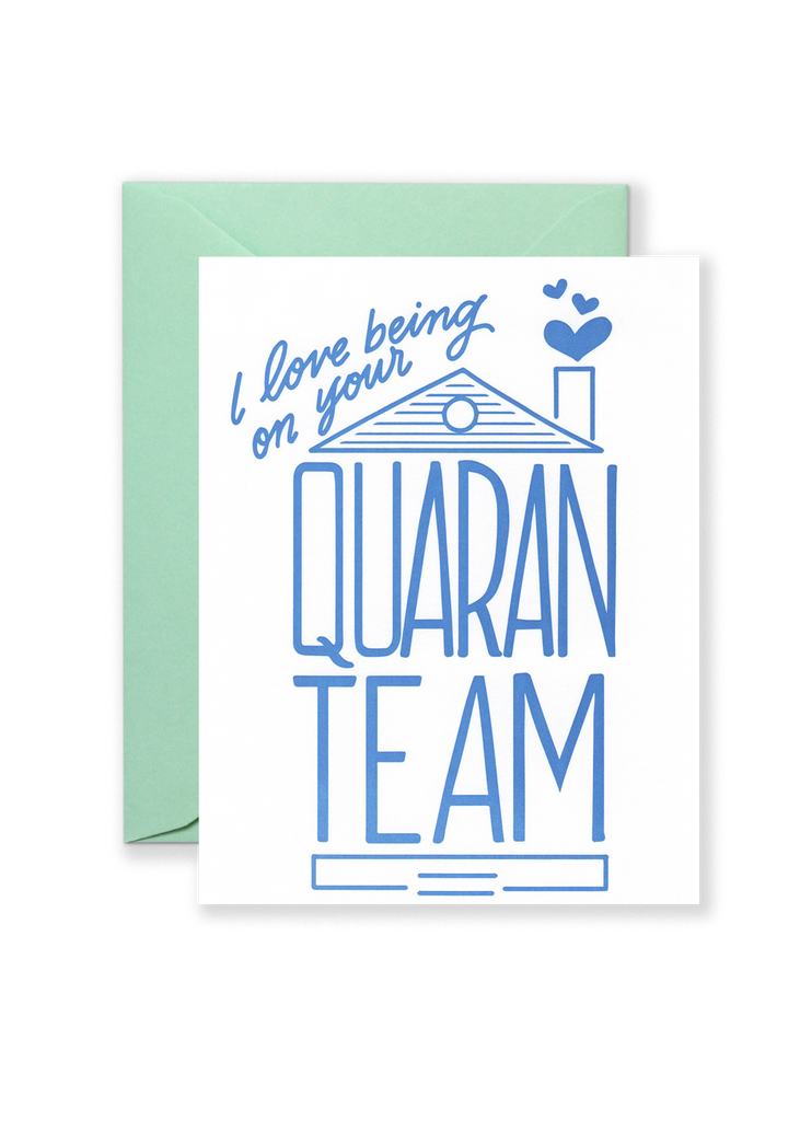 QuaranTEAM Greeting Card – Lionheart Prints