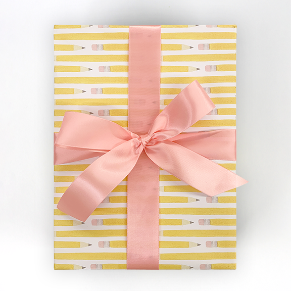 Classic Yellow Pencils Wrapping Paper – Lionheart Prints