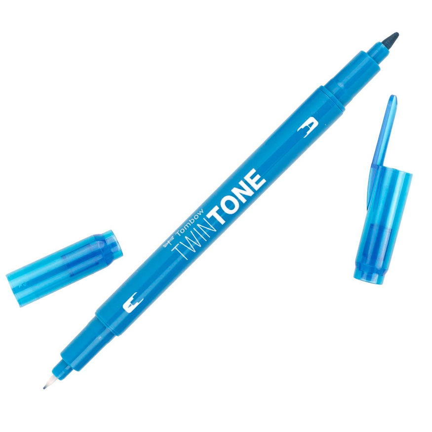 Tombow Turquoise Blue TwinTone Marker – Lionheart Prints